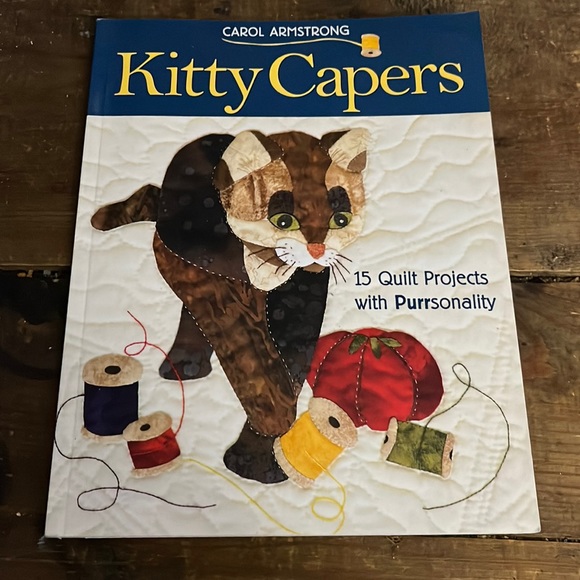 Other | Quit Book Kitty Capers 15 Quilting Projects Crafting Diy ...